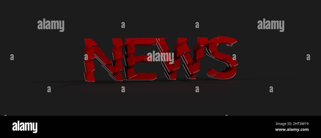 Illustration of the word "News" 3d on digital background Stock Photo ...