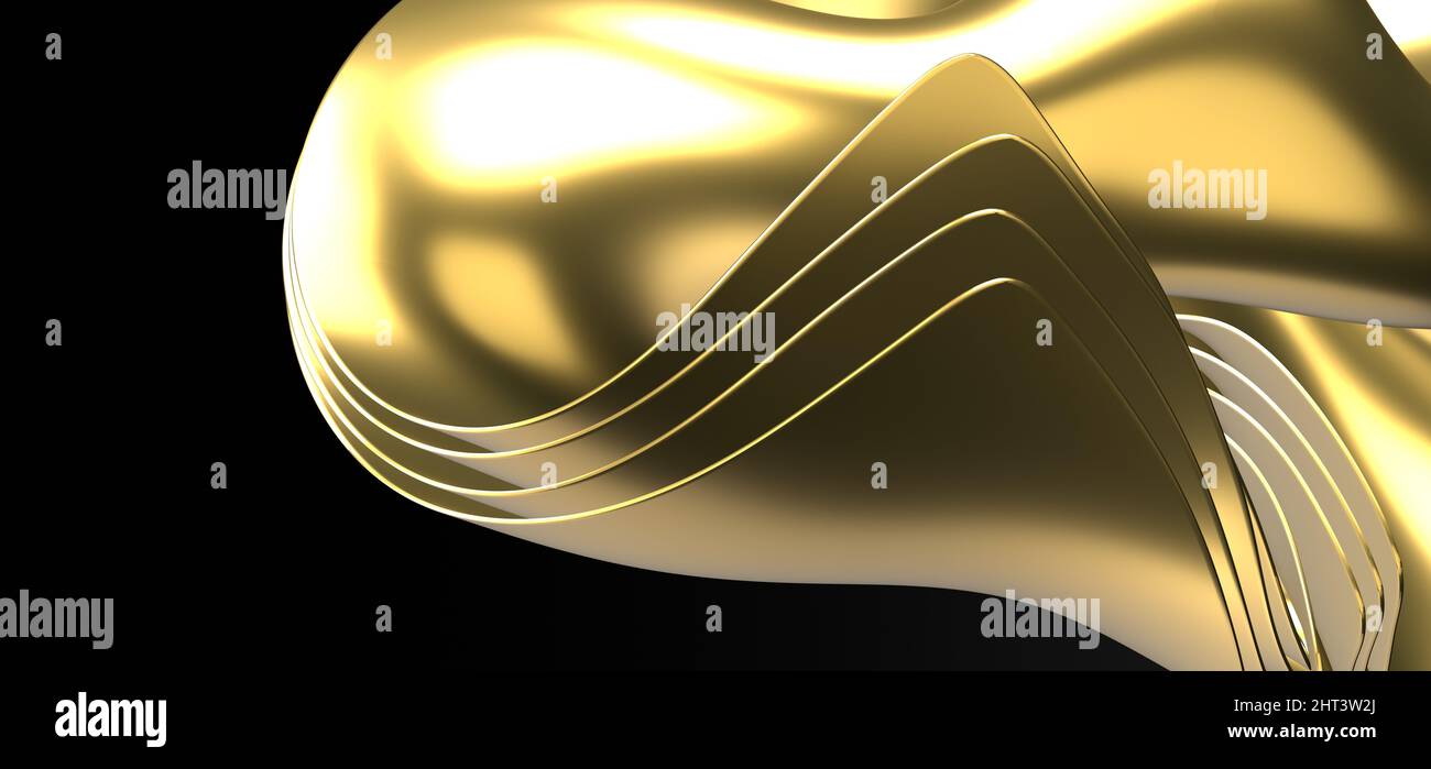 Illustration of an abstract stream wave Stock Photo - Alamy