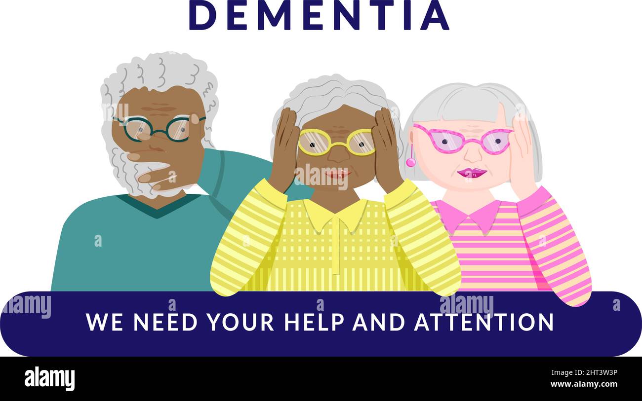 Alzheimer's dementia symptoms composition with a set of human ...