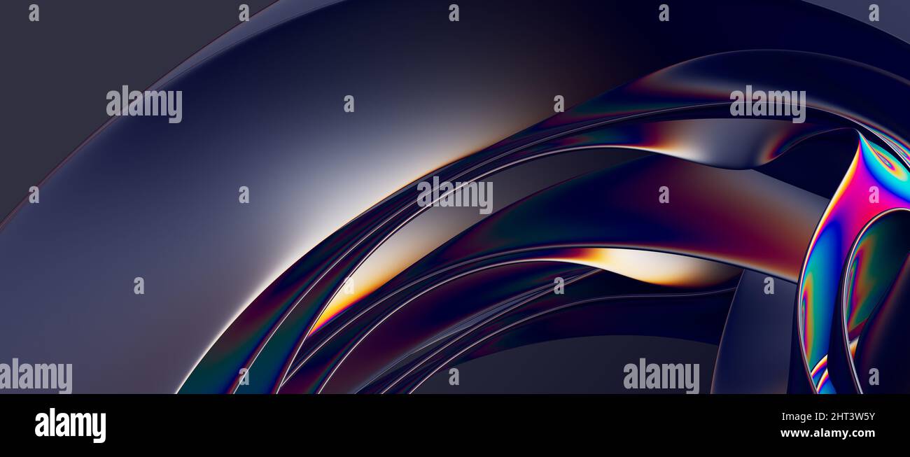 Illustration of an abstract stream wave Stock Photo - Alamy