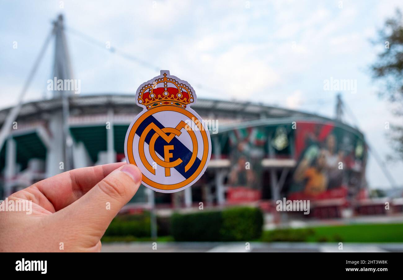 Real madrid logo bernabeu hi-res stock photography and images - Alamy