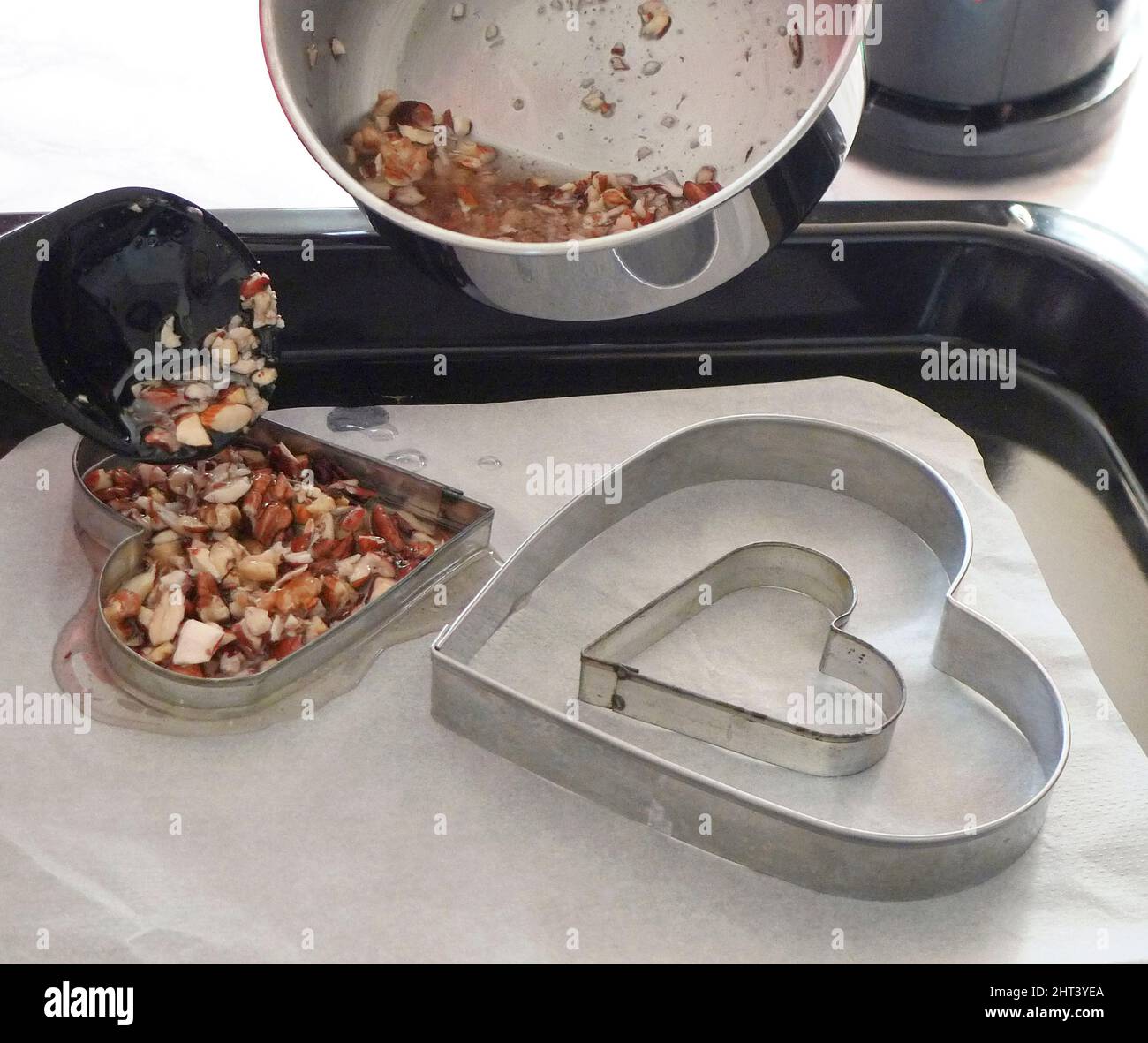 DIY - Preparation of bird food Stock Photo - Alamy