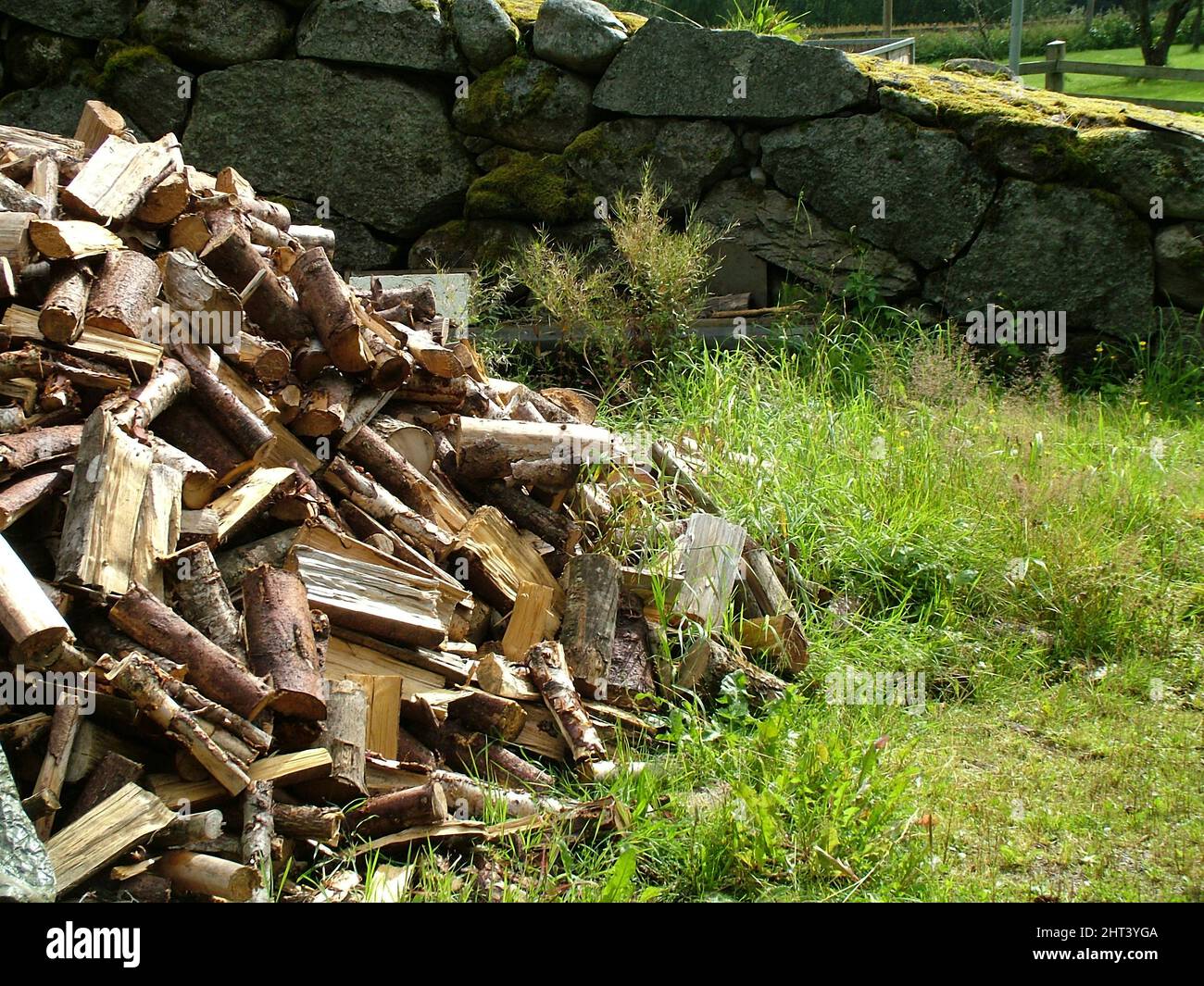 Chopped wood storage hi-res stock photography and images - Alamy