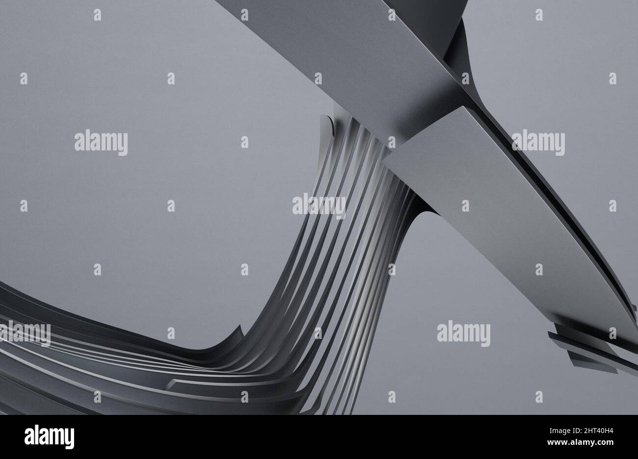 Abstract image with curved elements Stock Photo - Alamy