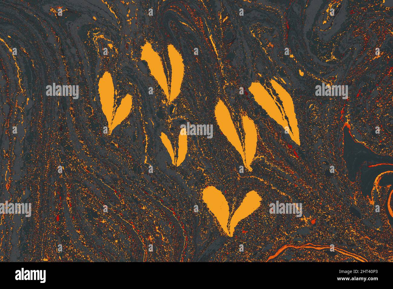 Colorful paint patterns as abstract art background texture Stock Photo ...