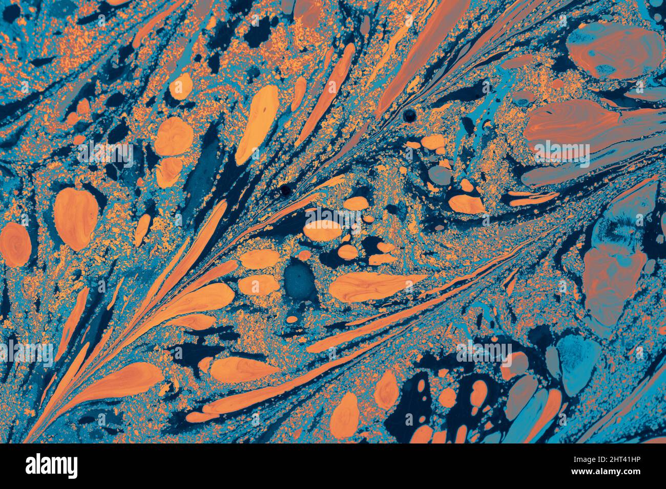 Colorful paint patterns as abstract art background texture Stock Photo ...