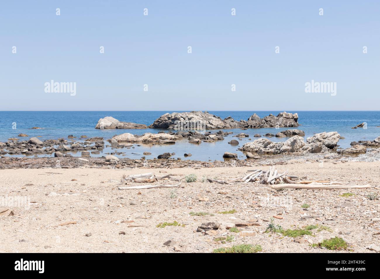 cap de creus on the spanish costa brava a sunny summer day Stock Photo ...