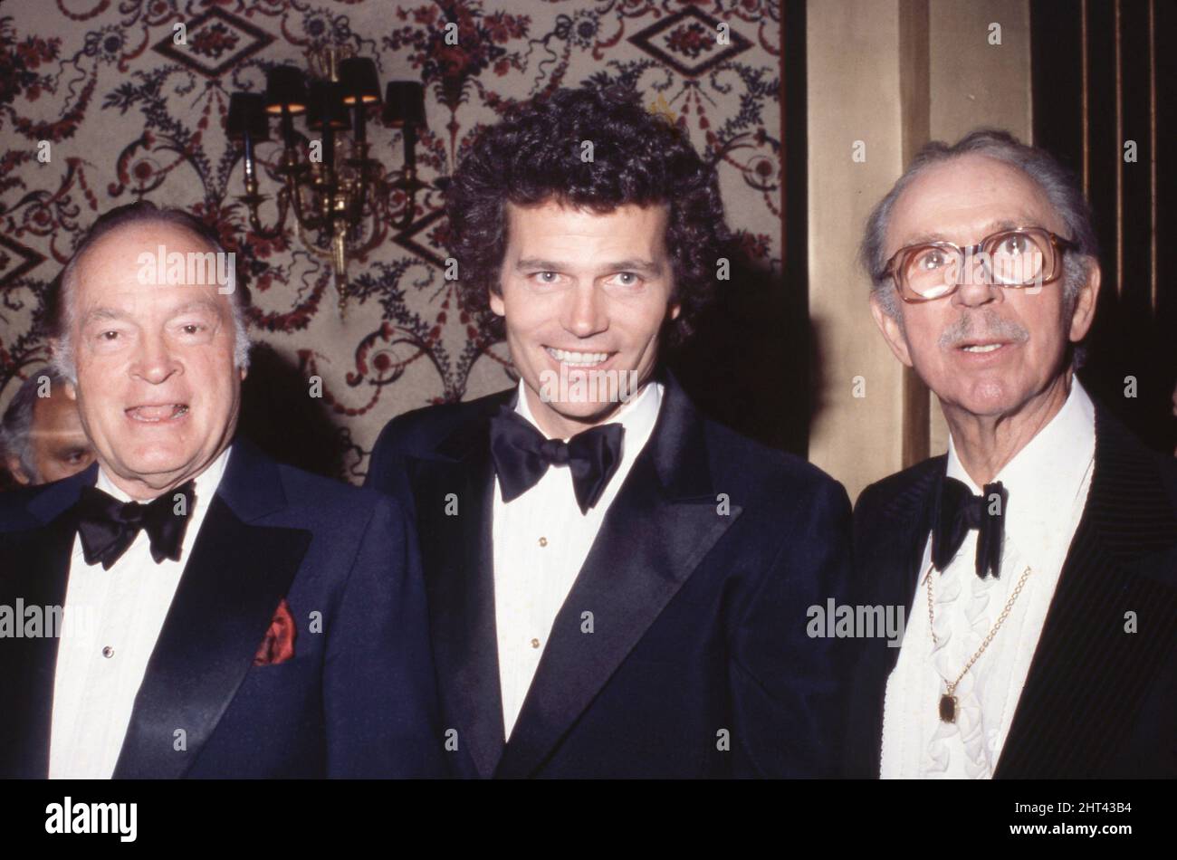 Bob Hope, Patrick Wayne and Jack Albertson March 27, 1980 Credit: Ralph ...