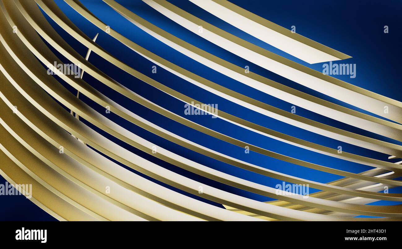 Illustration of an abstract stream wave golden array background Stock ...