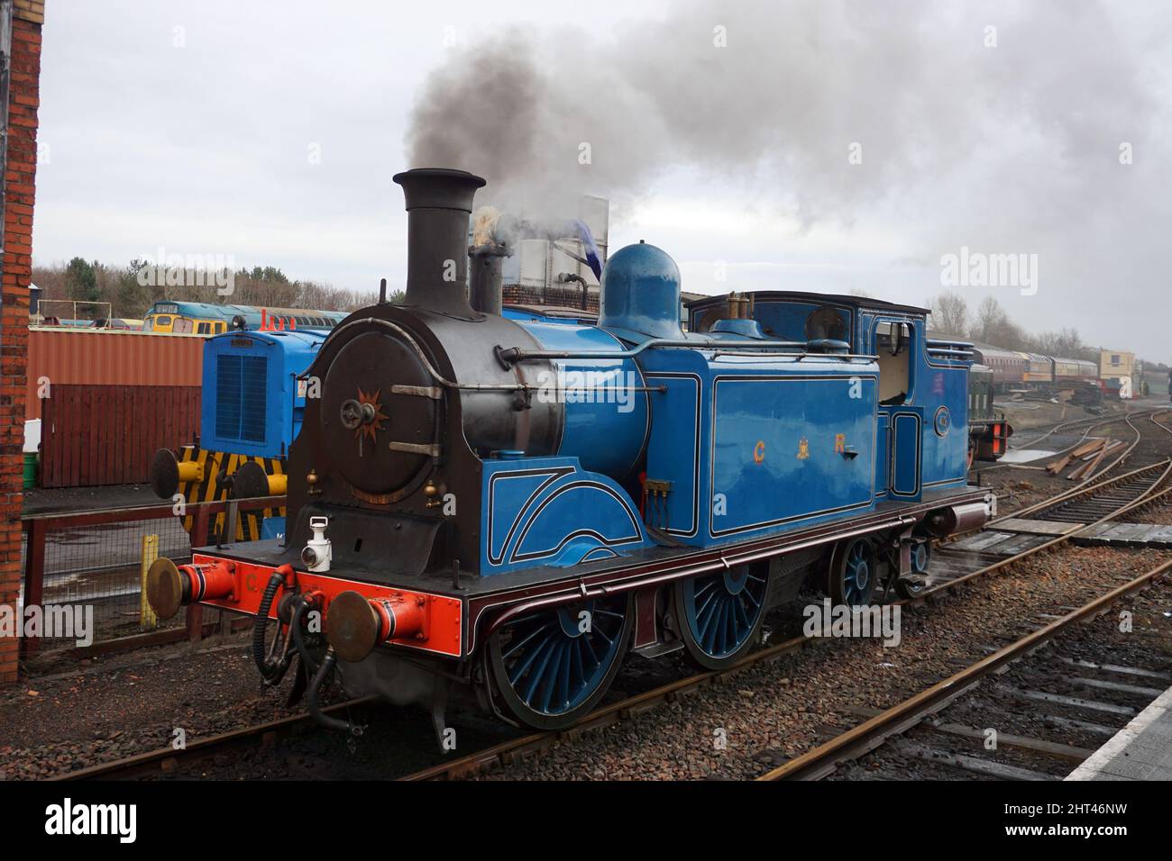 Steam engine Caledonian Railway 419 Stock Photo - Alamy