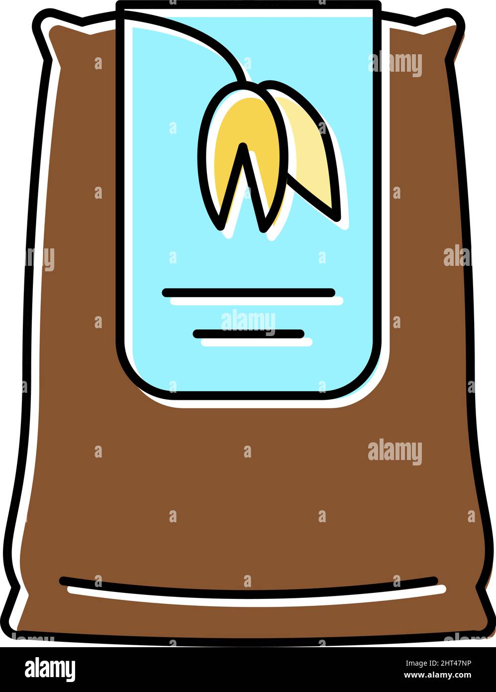 Oat milk, color background Stock Vector Images - Alamy