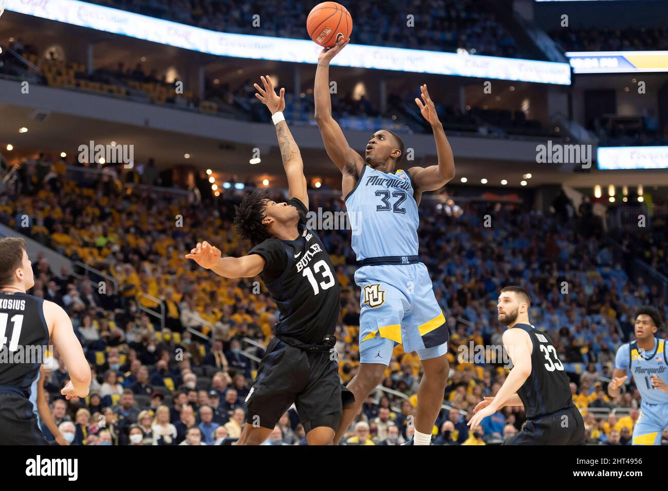 February 26, 2022: Marquette Golden Eagles guard Darryl Morsell #32 ...