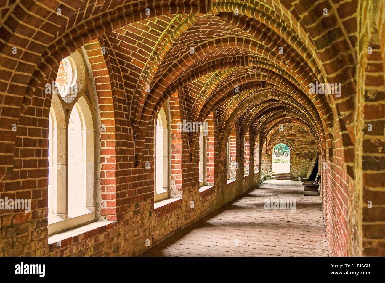 Beautiful view of arches with architectural details Stock Photo - Alamy