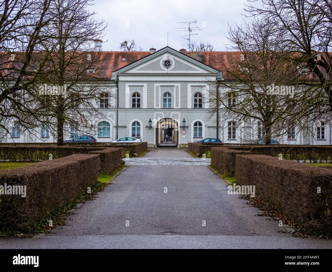 Beautiful exterior of the Nymphenburg Palace (German: Schloss ...