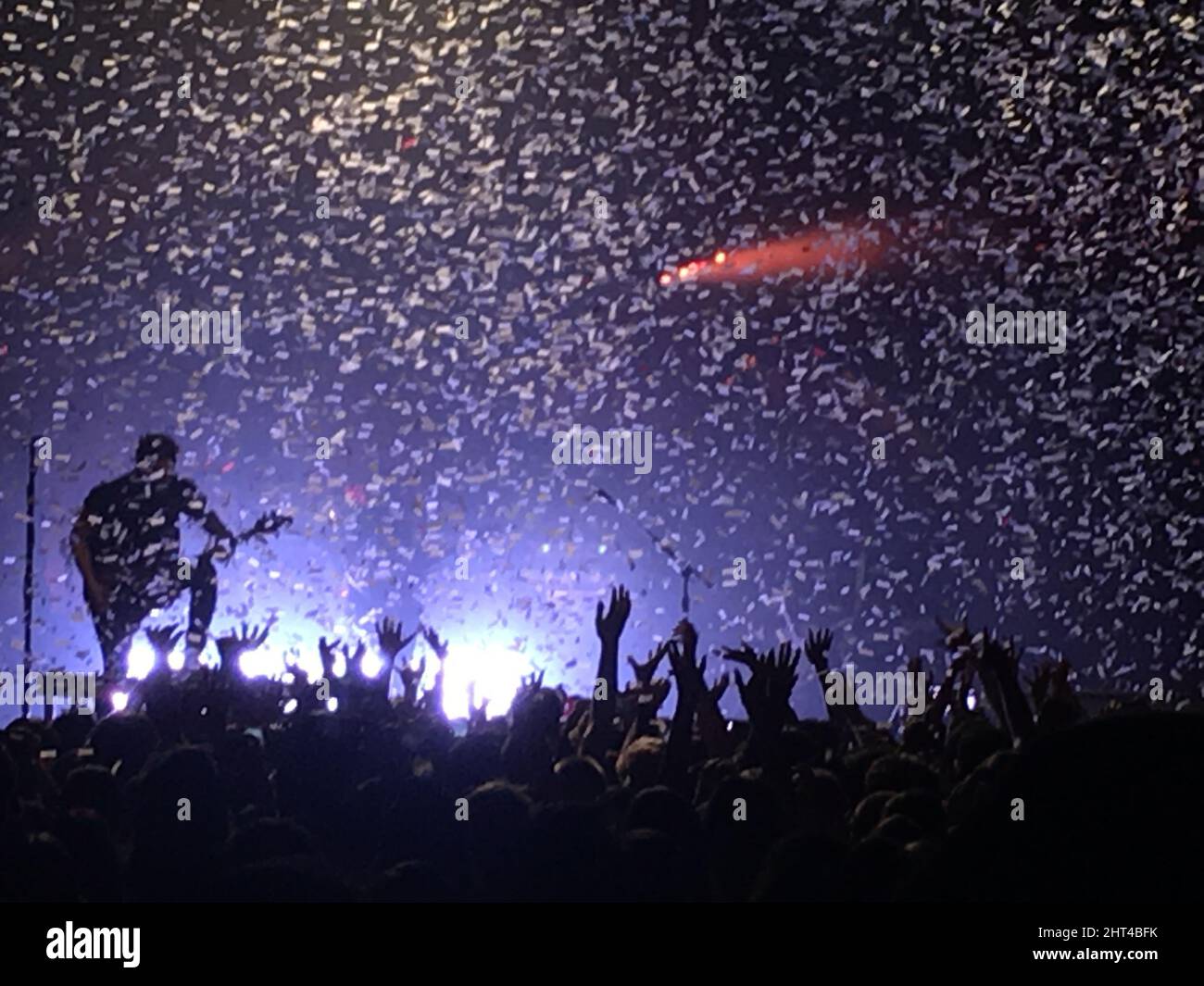 Closeup of a crowd at a concert Stock Photo - Alamy