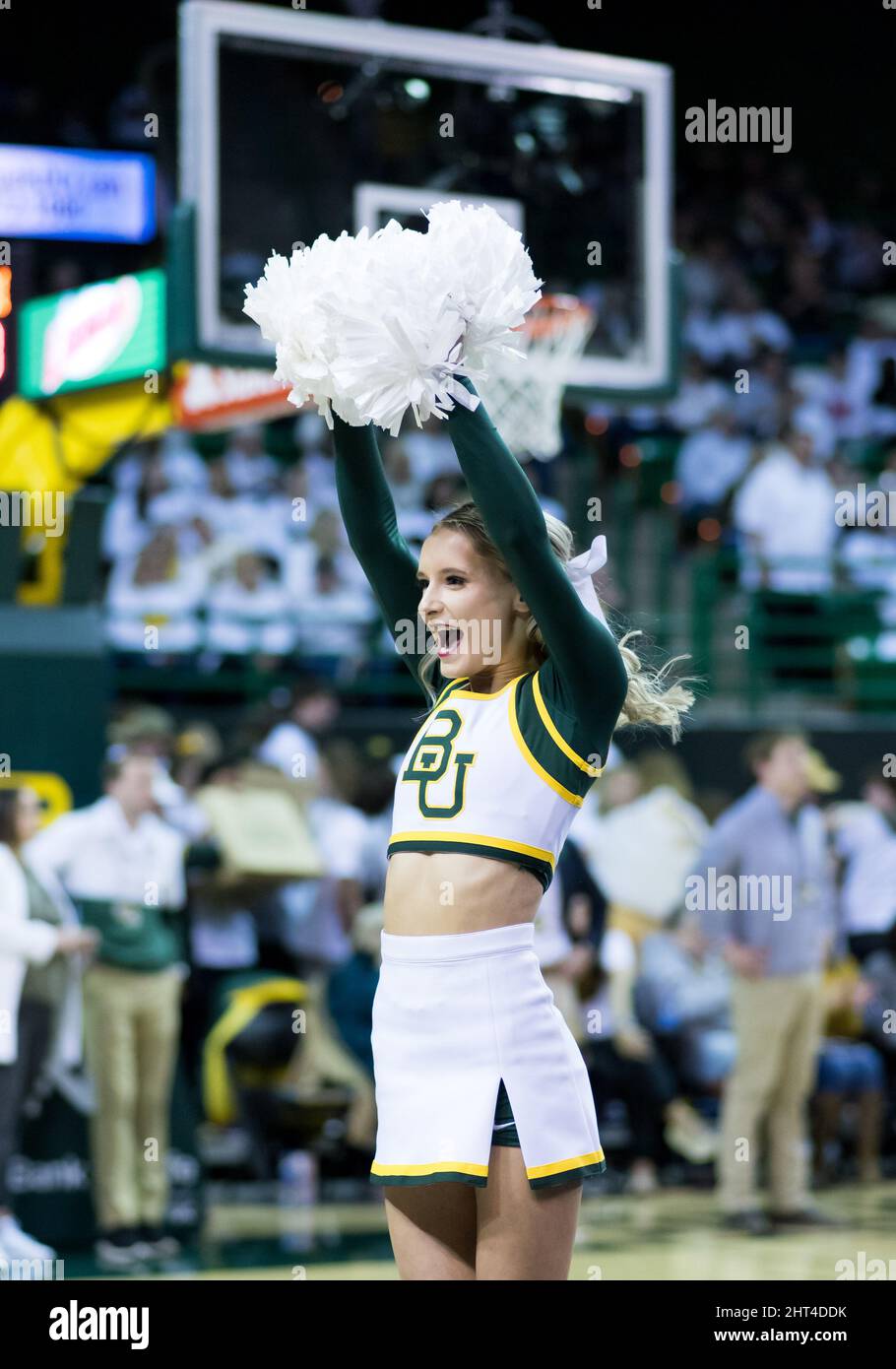 Waco, Texas, USA. 26th Feb, 2022. Baylor Lady Bears cheerleaders ...