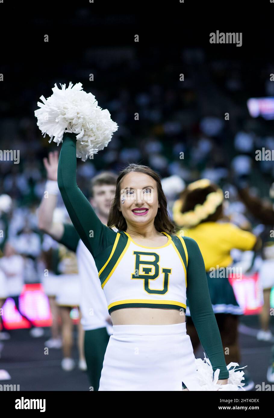 Waco, Texas, USA. 26th Feb, 2022. Baylor Lady Bears cheerleaders ...