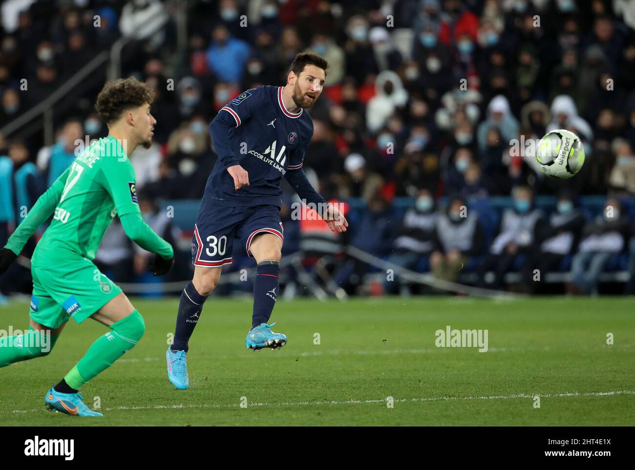 Lionel Messi of PSG during the French championship Ligue 1 football ...