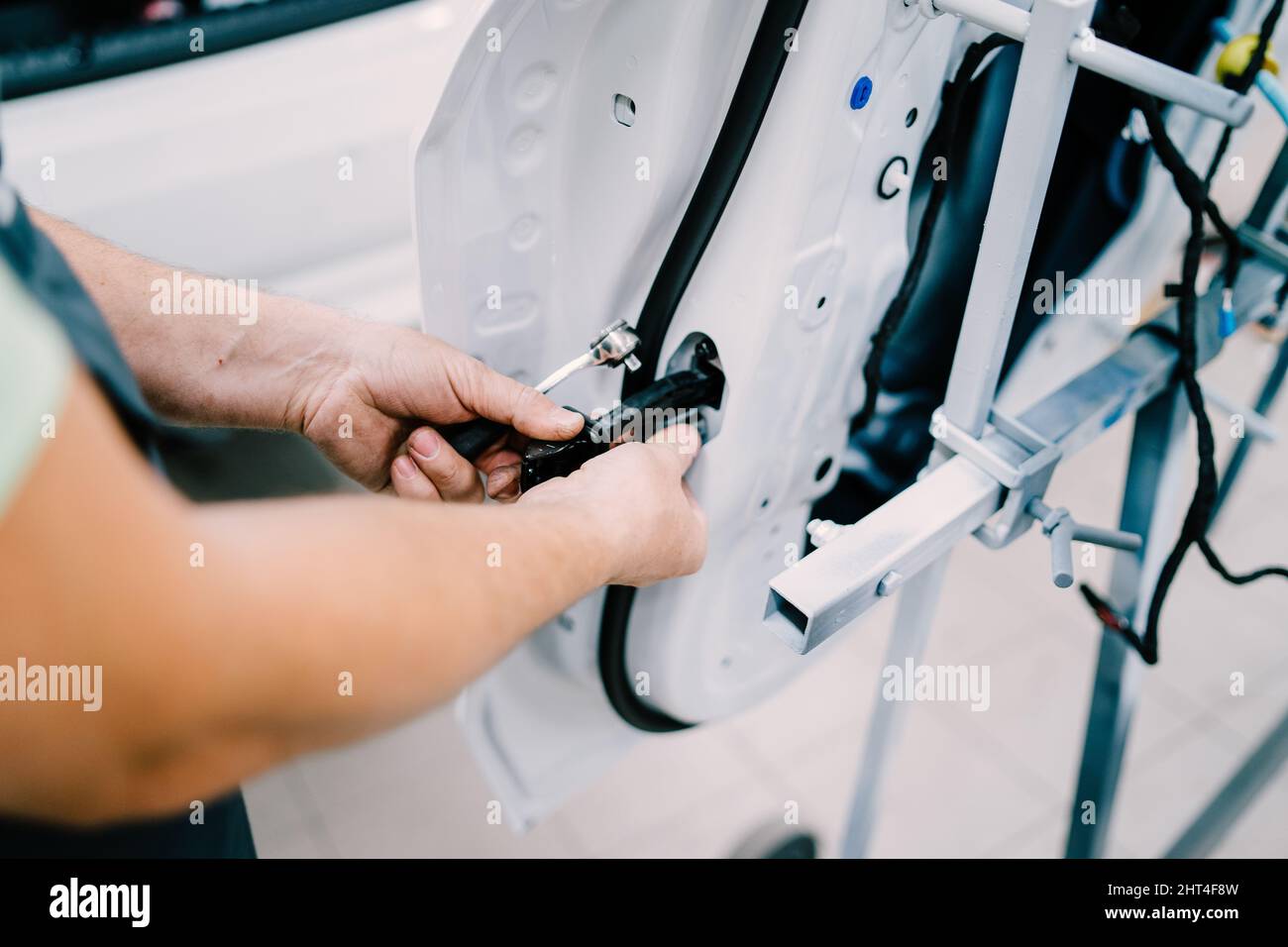 A closeup of a modern car part Stock Photo - Alamy