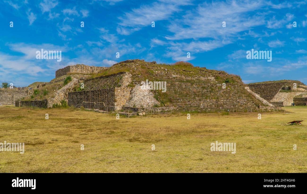 Pyramids and Zapotec temple structures inside Monte Alban ...