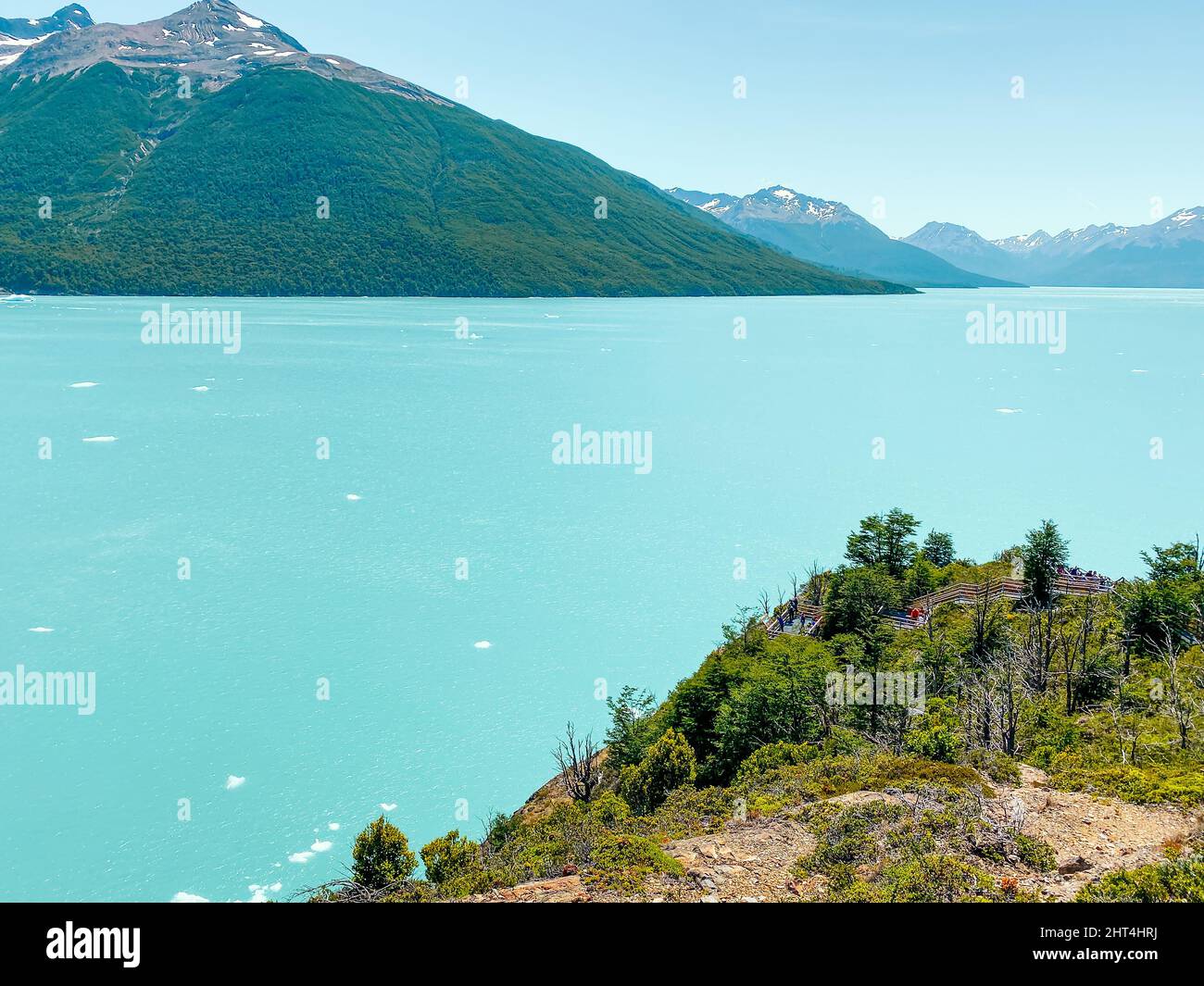 Natural view of the Tempanos Lake in Perito Moreno Glacier in Argentina ...