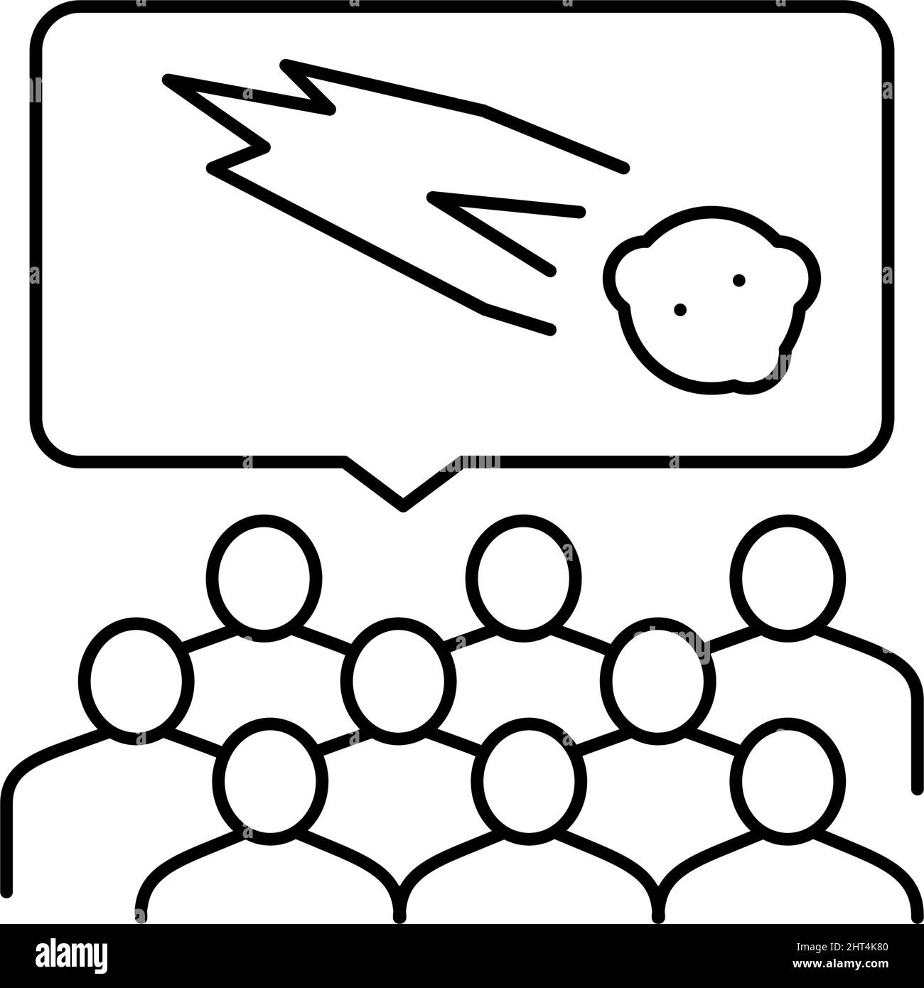 Comet planetarium discussion line hi-res stock photography and images ...