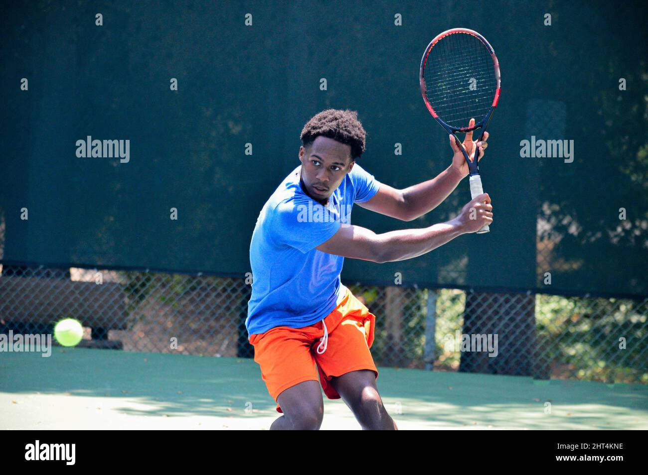 African american male tennis player hi-res stock photography and images ...