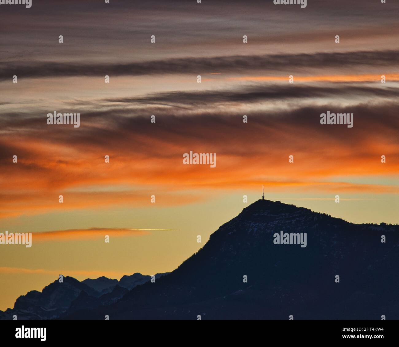 Rigi sunset hi-res stock photography and images - Alamy