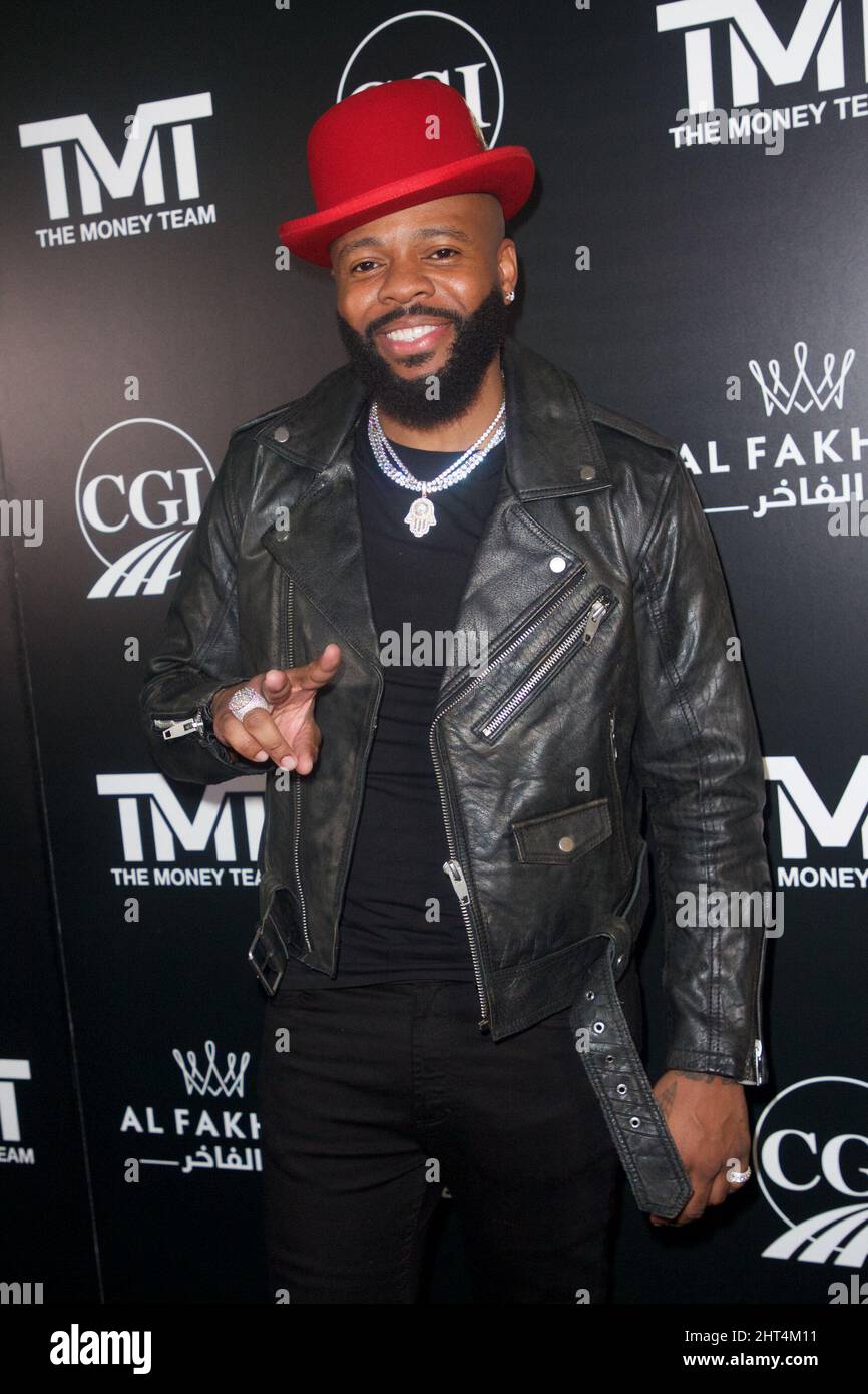 Miami Beach, FL - FEB 24: Emjay attends Floyd Mayweather’s exclusive ...