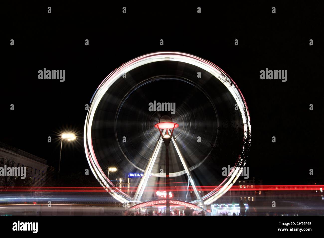 Famous Lyon Ferris Wheel Stock Photo - Alamy