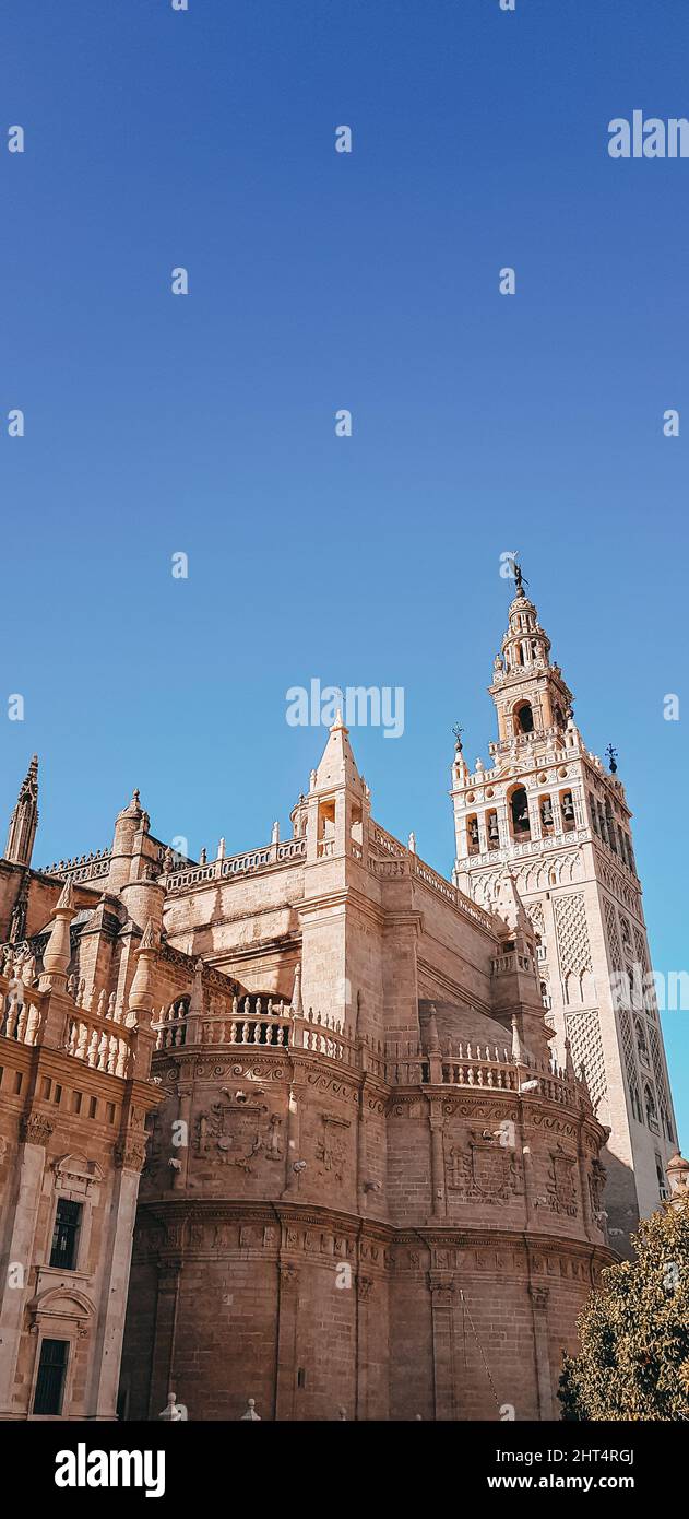 Low angle shot of the white stone medieval castle Stock Photo - Alamy