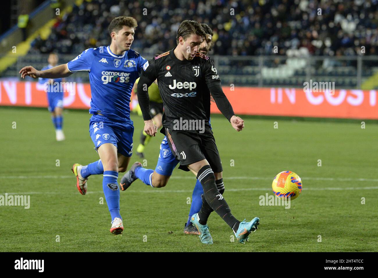 Dusan Vlahovic Of Juventus Score His Goal During Football Serie A Match