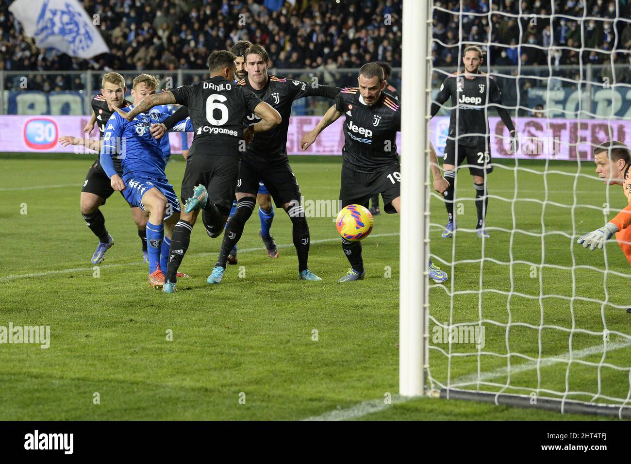 Szymon Zurkowski of Empoli score his goal during football Serie A Match ...