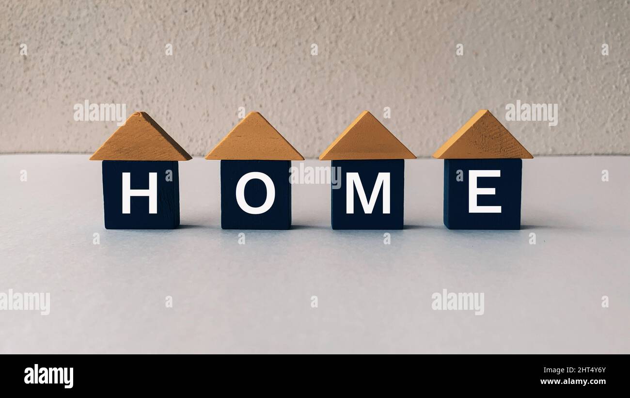 Wooden house model blank hi-res stock photography and images - Alamy