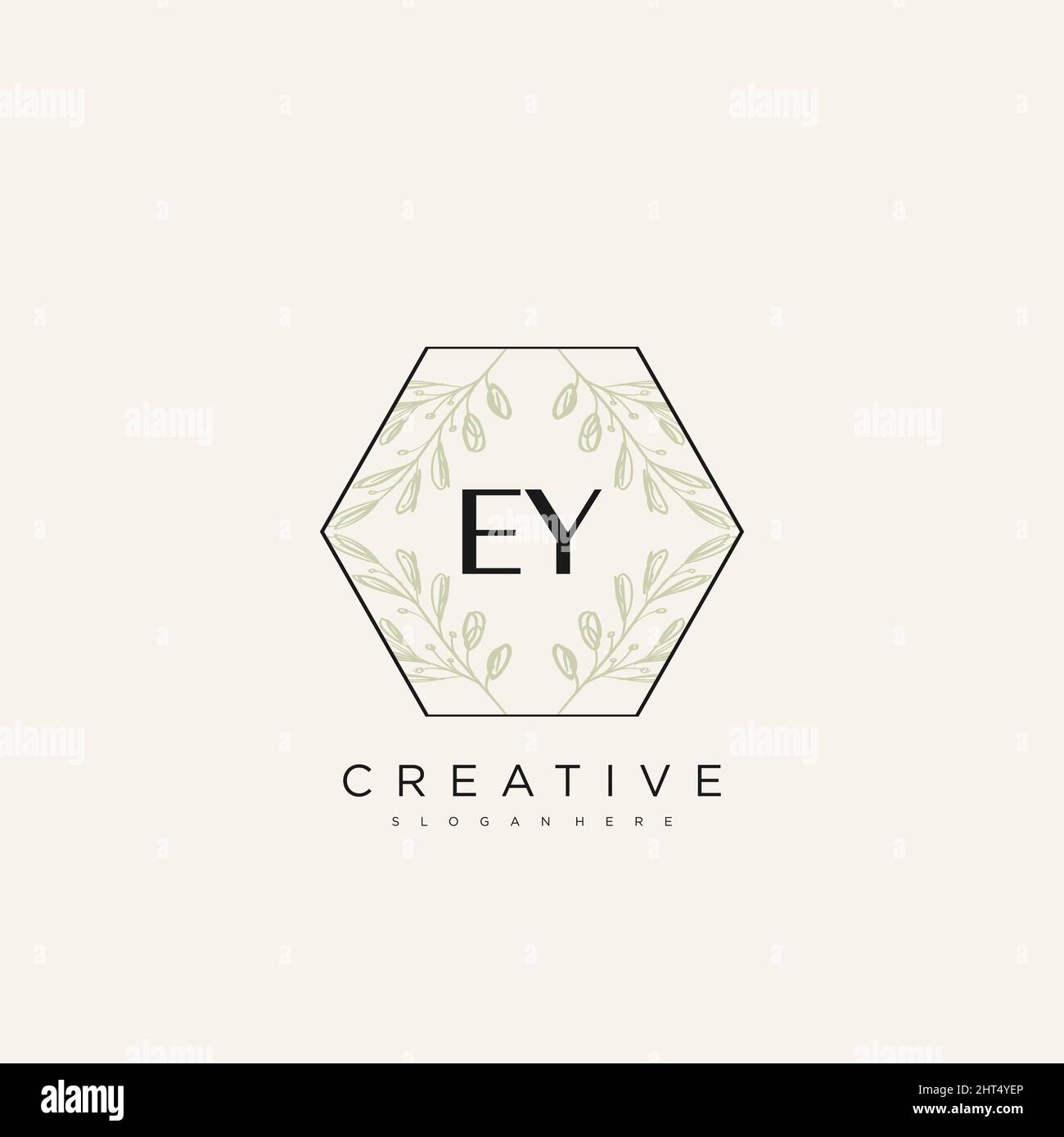 EY Initial Letter Flower Logo Template Vector premium vector Stock ...