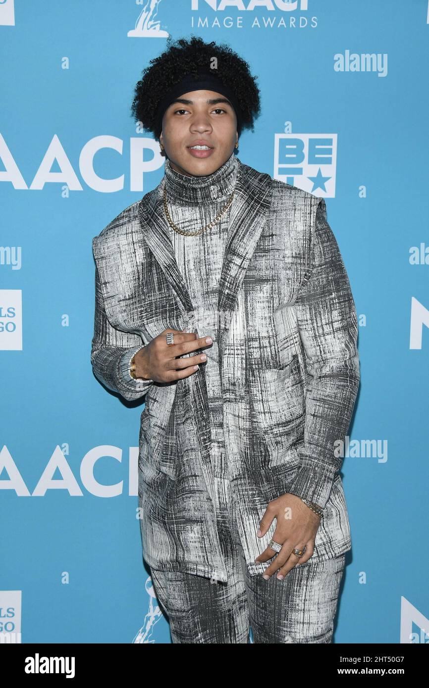 La'Ron Hines arrives at the 53rd NAACP Image Awards Viewing Party held ...