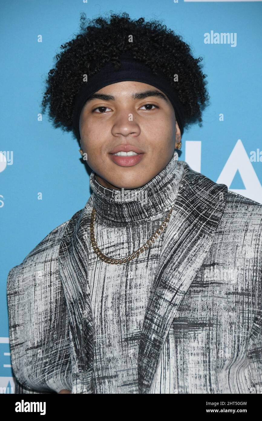 Los Angeles, USA. 26th Feb, 2022. La'Ron Hines arrives at the 53rd ...