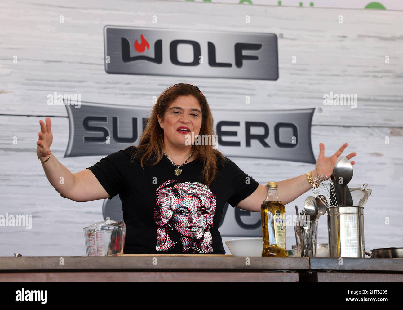 Miami Beach, FL- FEB 26: Chef Alex Guarnaschelli is seen during SOBEWFF ...