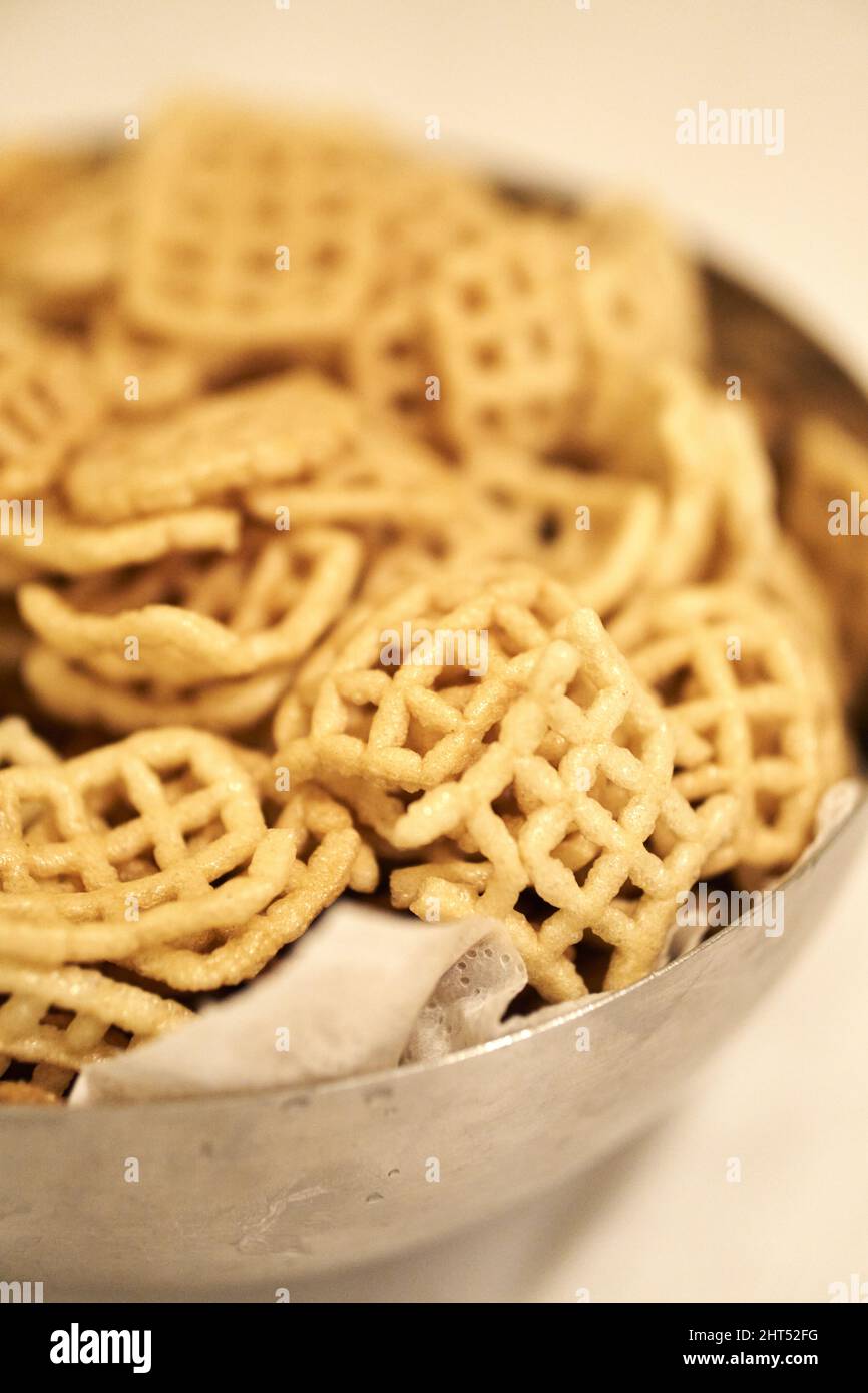 Lattice chips hi-res stock photography and images - Alamy