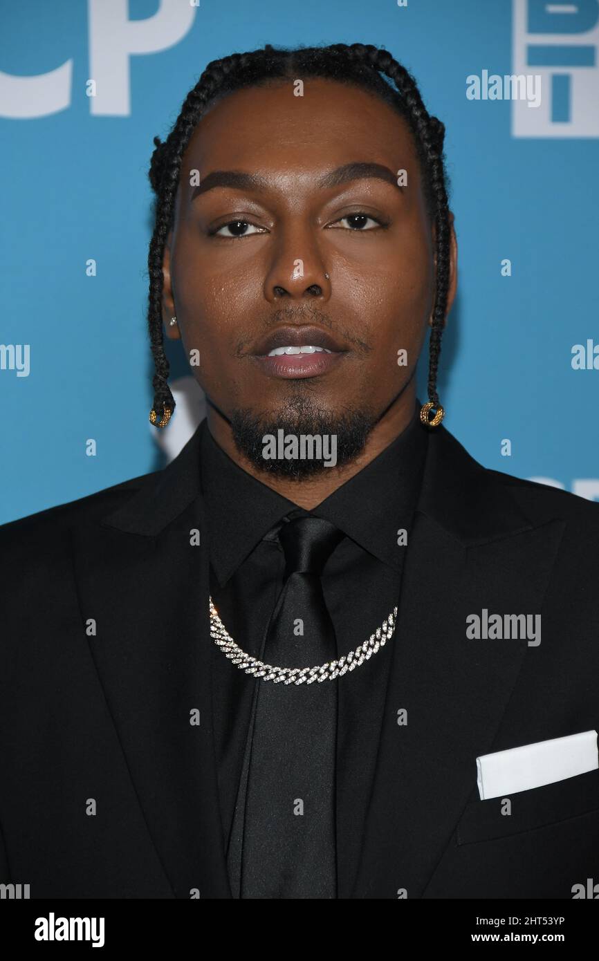 Terrell Grice arrives at the 53rd NAACP Image Awards Viewing Party held at The Hollywood ...