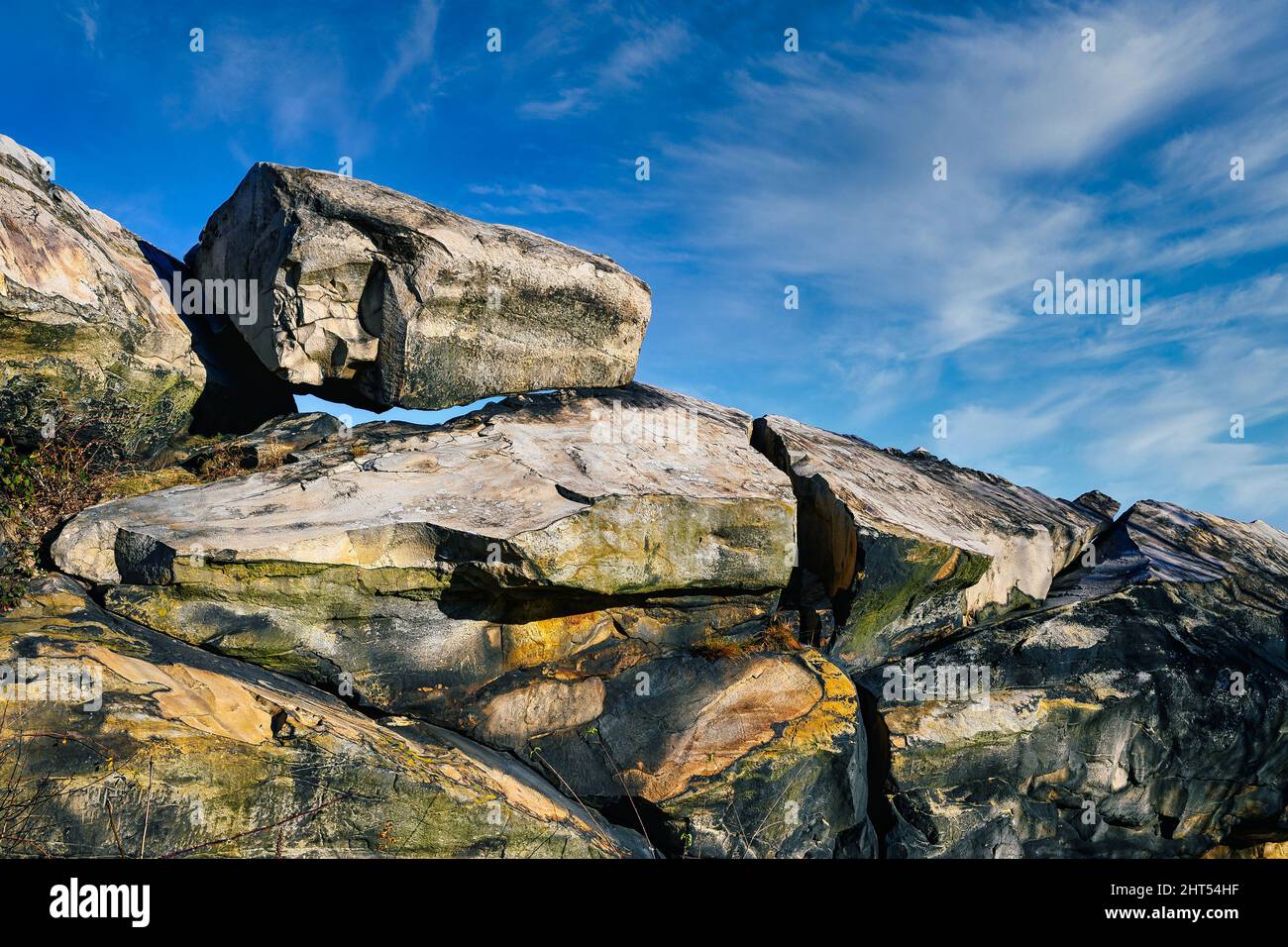 Photo of Devil's Wall in Germany Stock Photo - Alamy