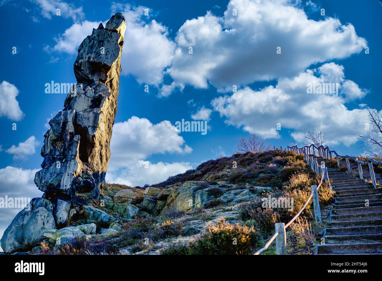 Photo of Devil's Wall in Germany Stock Photo - Alamy