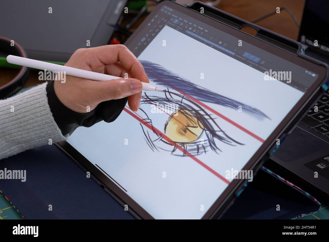 Manga draw hi-res stock photography and images - Alamy