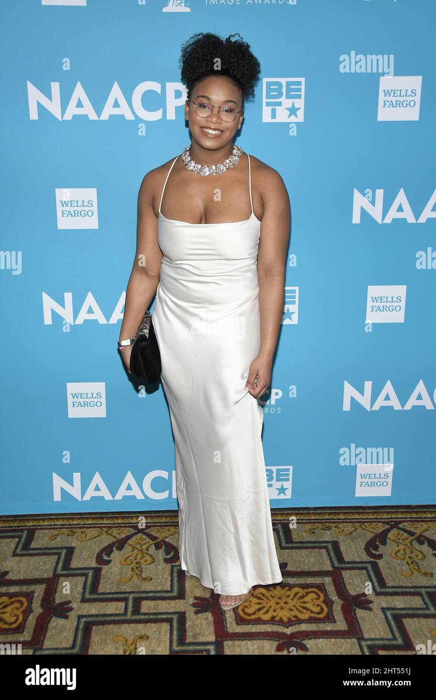 Channing Hill arrives at the 53rd NAACP Image Awards Viewing Party held ...