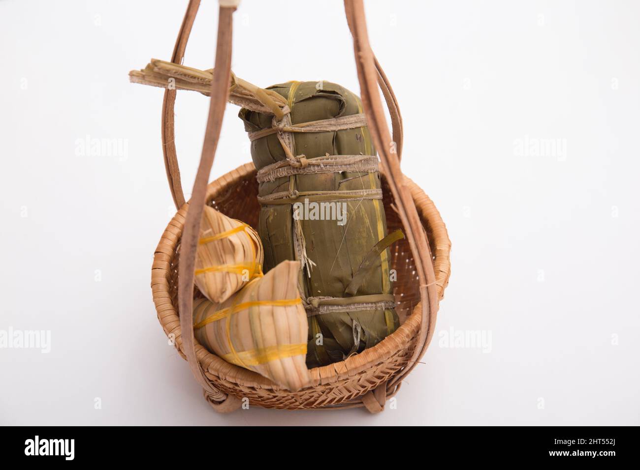 tet holiday, lunar new year. Traditional sticky rice cake for Tet ...