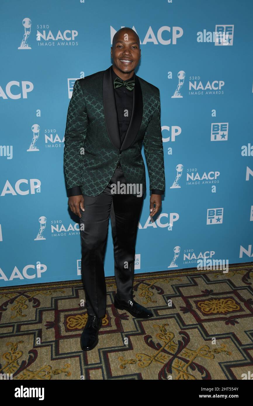 Isaac Keys arrives at the 53rd NAACP Image Awards Viewing Party held at ...