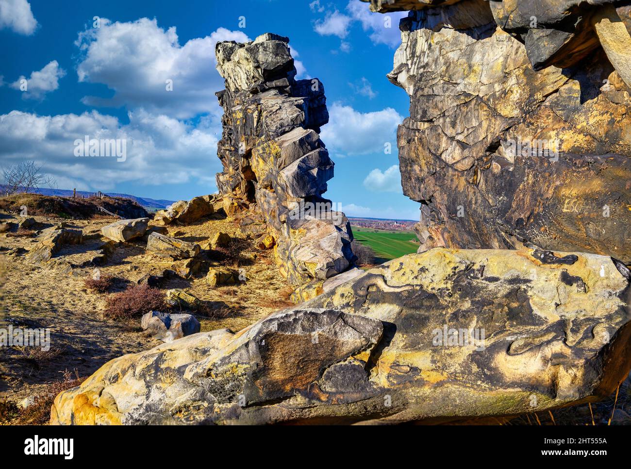 Photo of Devil's Wall in Germany Stock Photo - Alamy