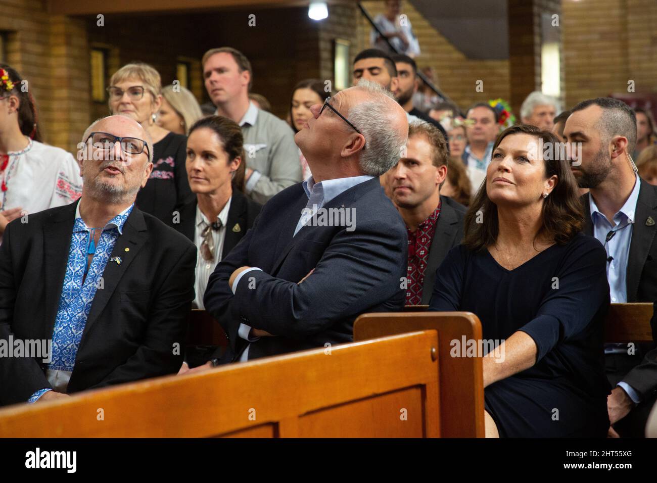 Sydney, Australia. 27th February 2022. Holy Liturgy at St. Andrew's ...