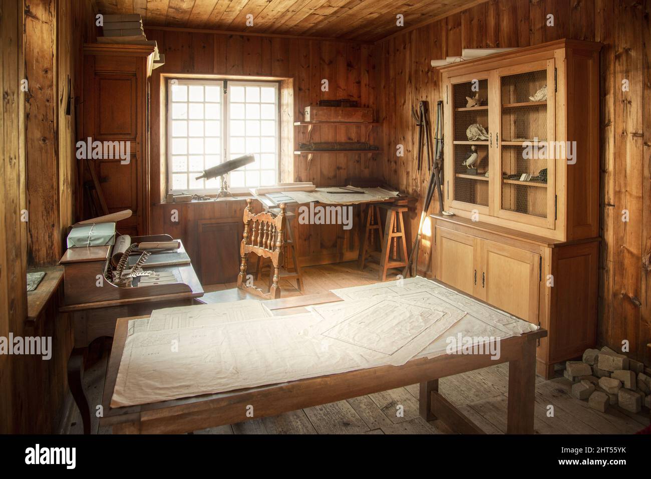 Look of an Engineer office at 18th-century Stock Photo - Alamy
