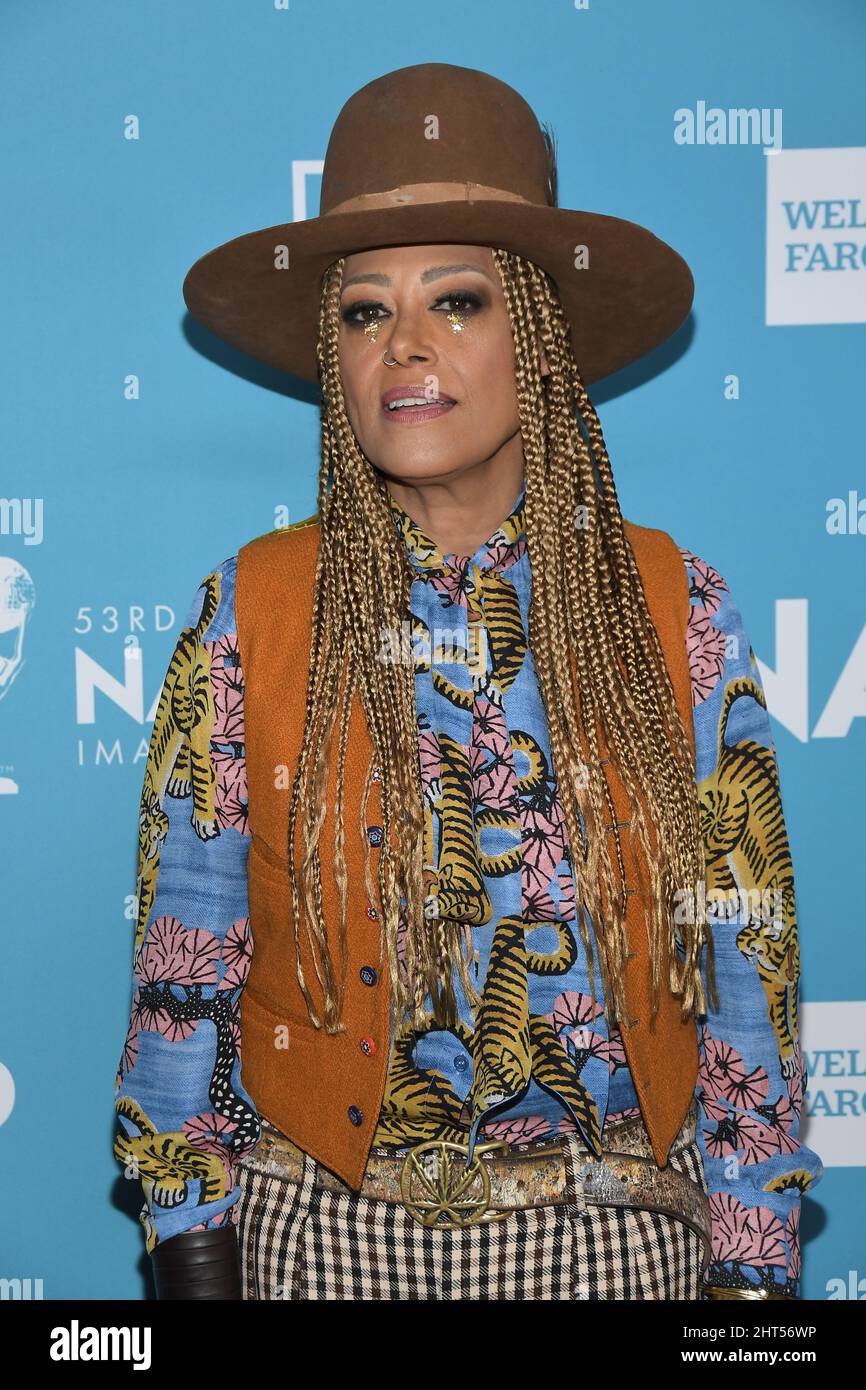 Los Angeles, USA. 26th Feb, 2022. Cree Summer arrives at the 53rd NAACP ...